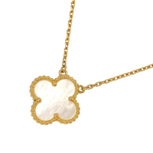 OTHERS | Jewelry | Van Cleef Arpels Vca Alhambra Shell Necklace 42cm K8 ...
